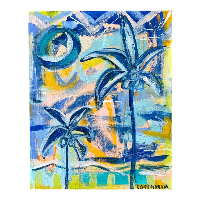 “Palms #18” Abstract Painting by Christina Longoria | Chairish