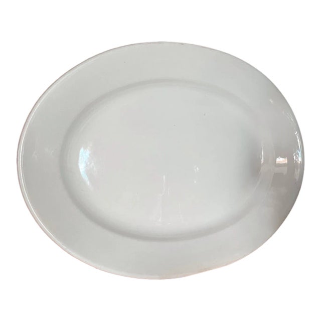 Antique English Richard Alcock Ironstone Platter | Chairish