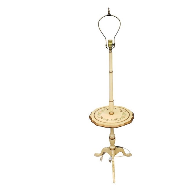 French Provincial Floor Lamp Table Circa 1960s Lamps