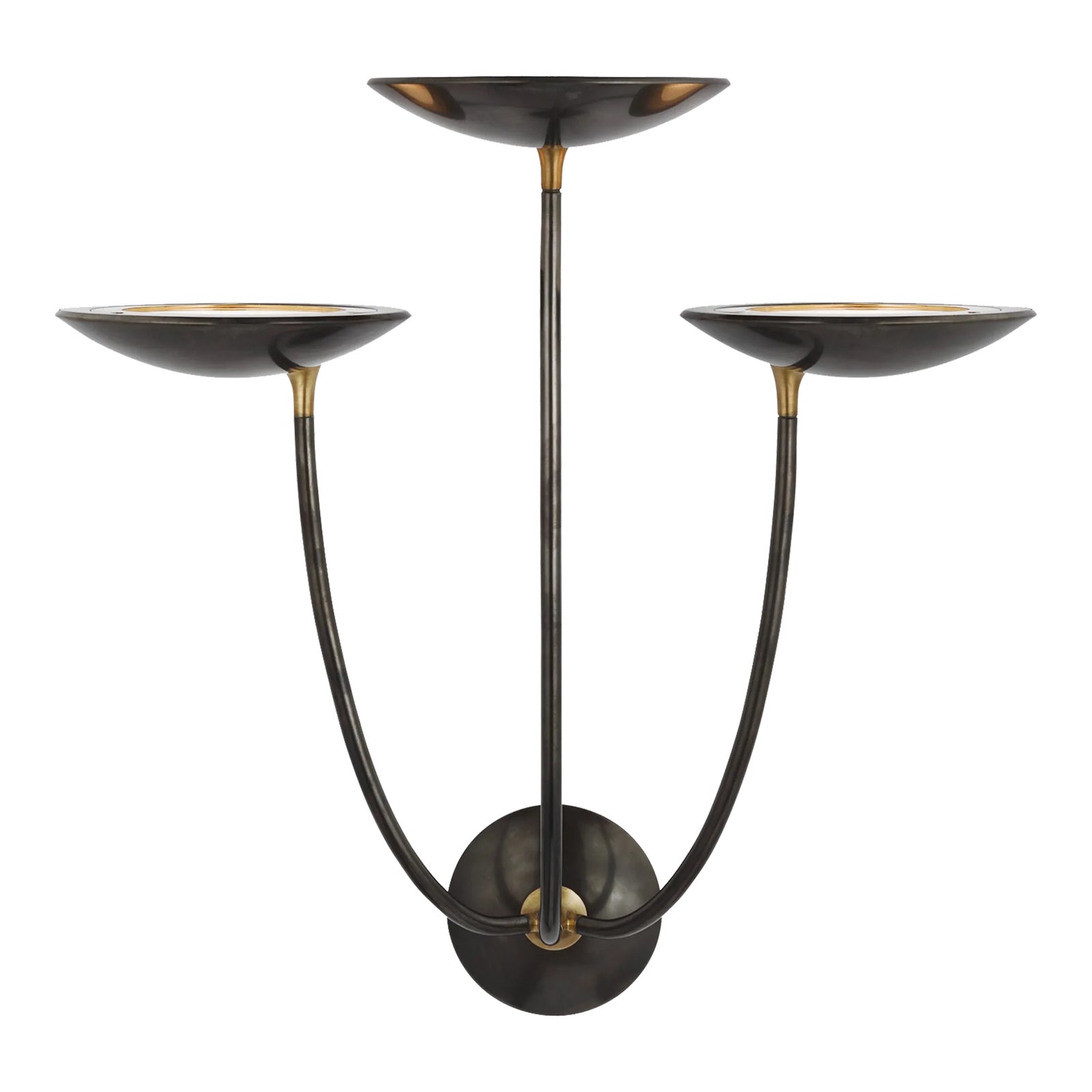 Thomas O'Brien for Visual Comfort Signature Keira Large Triple Sconce ...