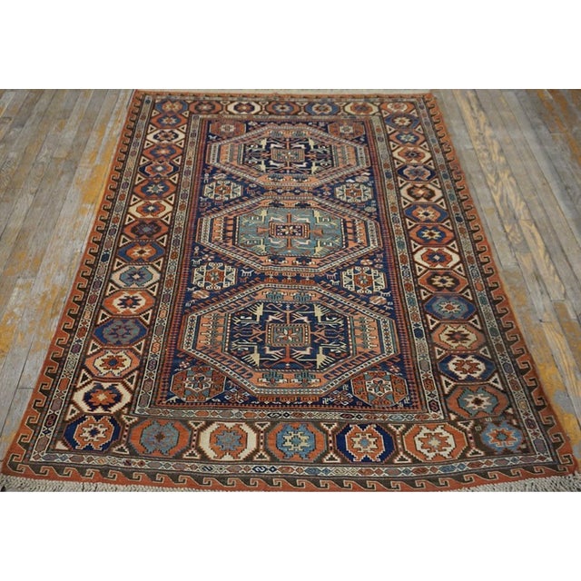 19th Century Caucasian Sumak Carpet | Chairish