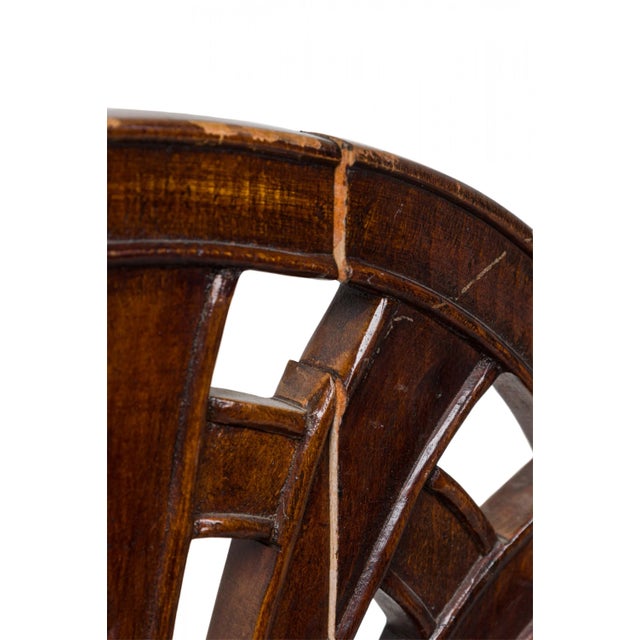 Eugene Gaillard Art Nouveau French Mahogany Upholstered Armchair | Chairish