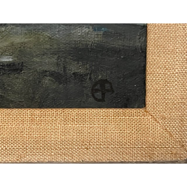 1964, Edward Petratos (1932-2018), Mid Century Landscape Home Oil ...