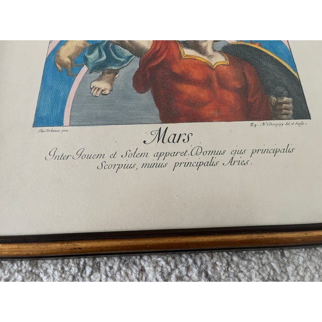 1950s Mars; Lithograph of Original Etching by Nicolas Dorigny, 1695 ...
