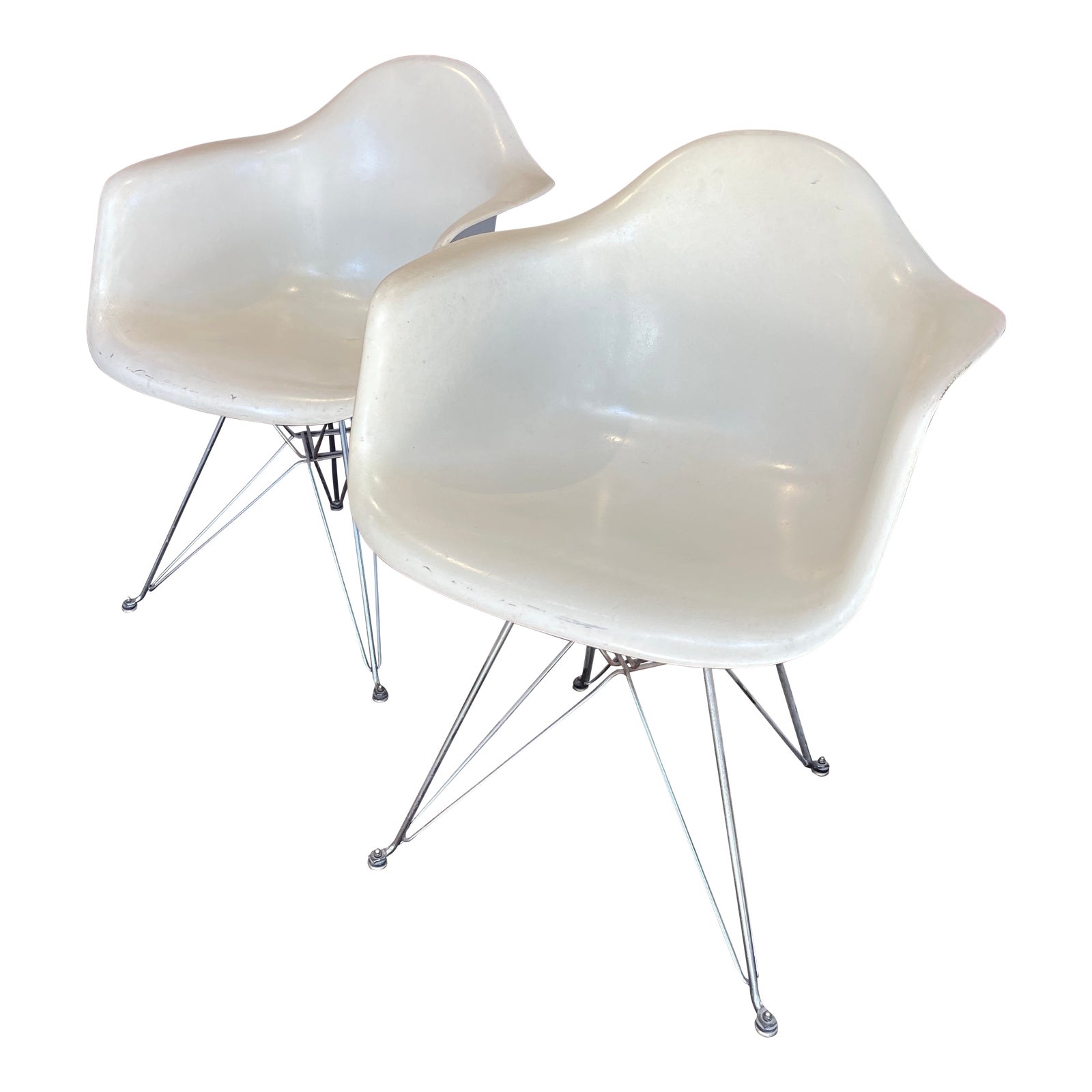Pair of Eames Eiffel Chairs | Chairish