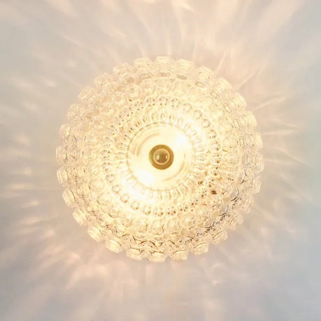 Large Mid-Century Bubble Glass Ceiling Light/Flush Mount by Helena ...