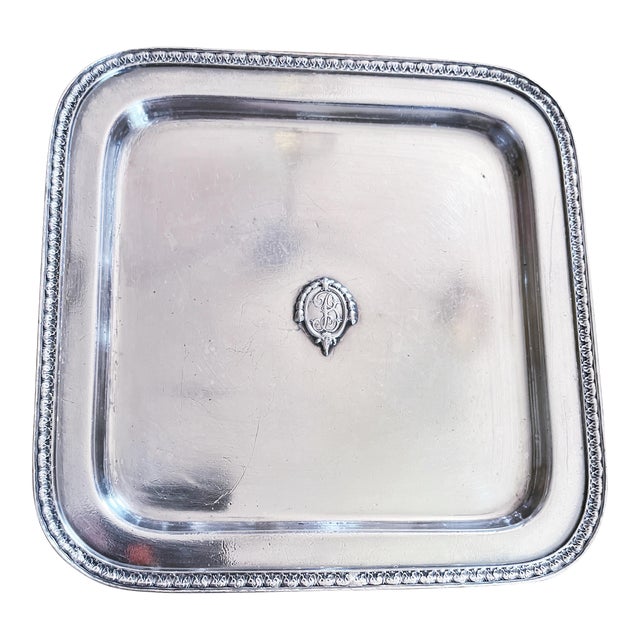 1926 Silver Plated Miami Biltmore Hotel Tray | Chairish