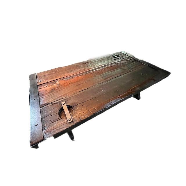 Vintage Ship Hatch Rustic Coffee Table | Chairish