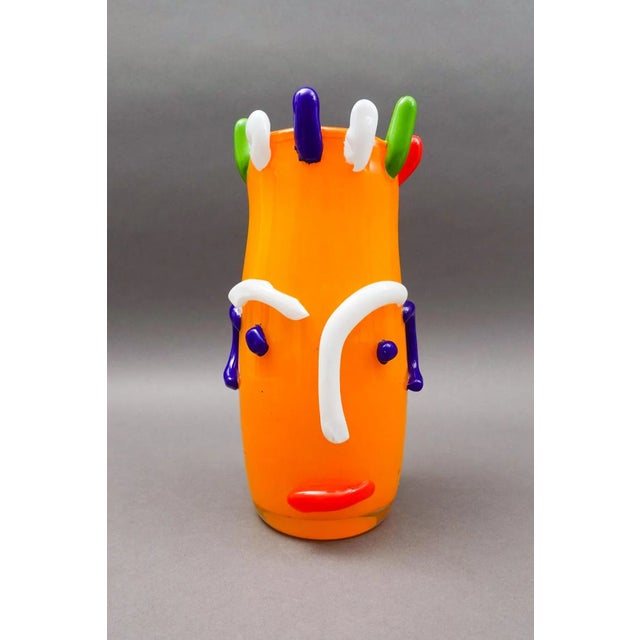 Late 20th Century Mihai Topescu Romania Signed Vintage Colorful Hand ...