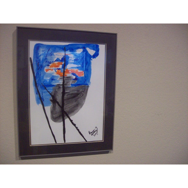 "Island" Original Abstract Acrylic Painting | Chairish