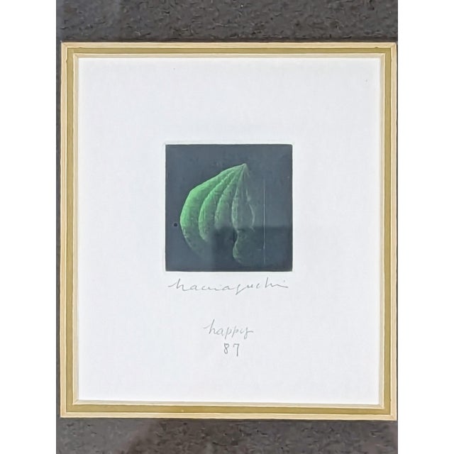 Yozo Hamaguchi Original Color Mezzotint "Happy" 1987 | Chairish