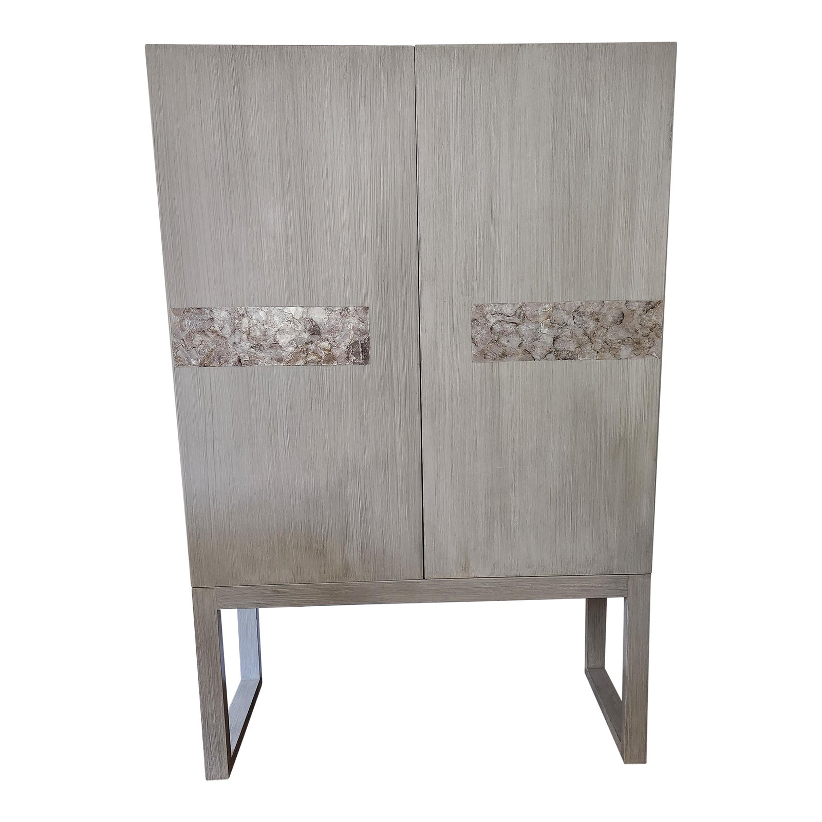 Coastal Chic Storage Cabinet | Chairish