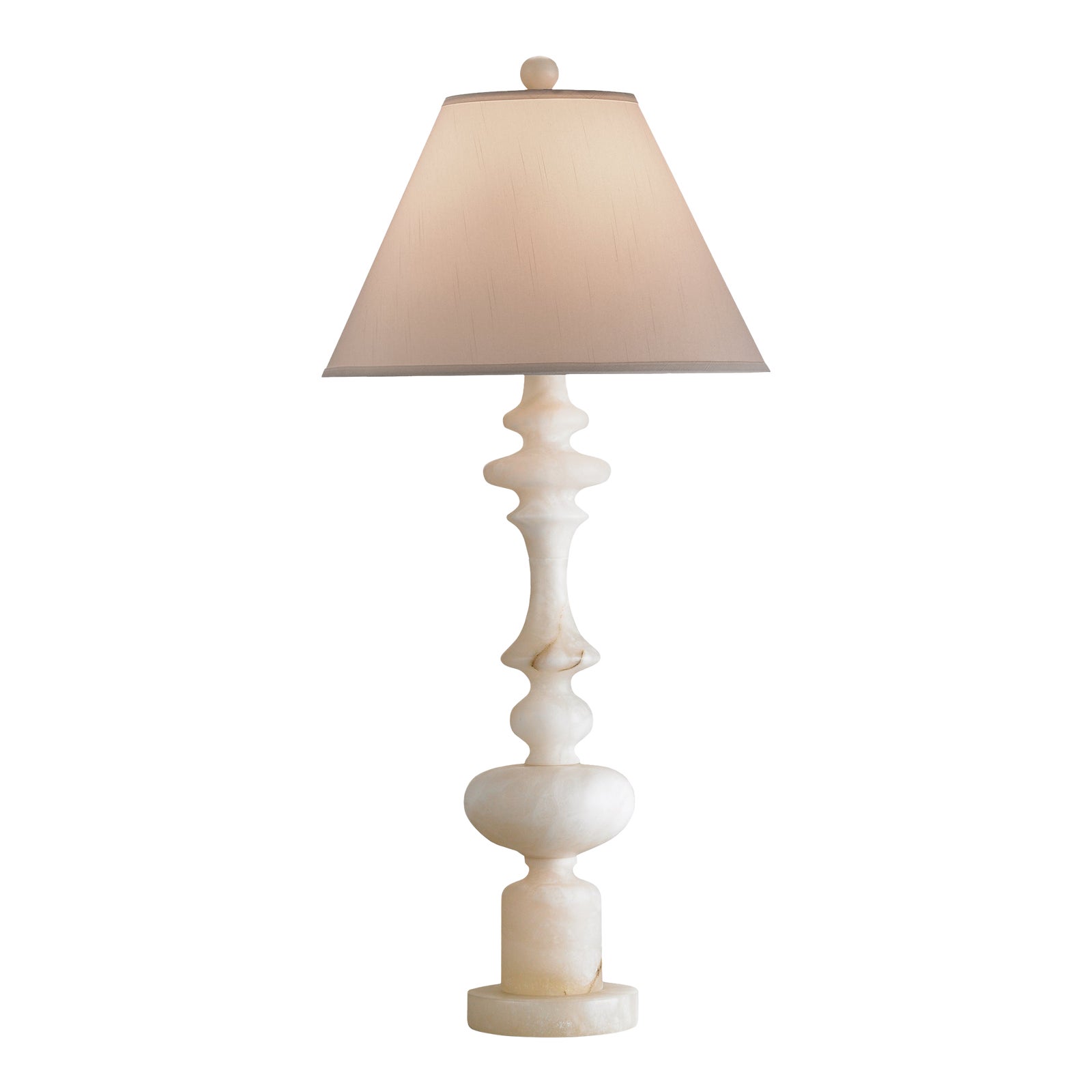 Currey & Company Farrington White Table Lamp | Chairish