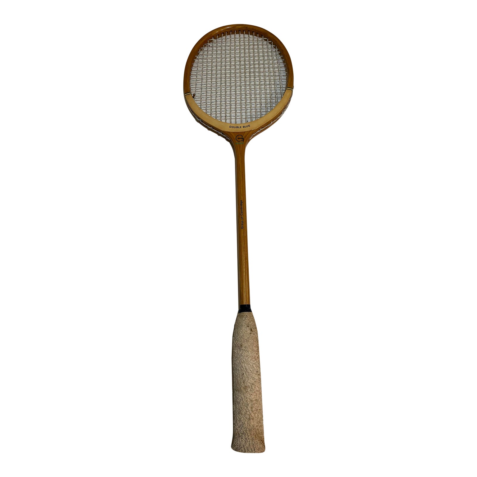 Vintage Wooden Squash Racket | Chairish