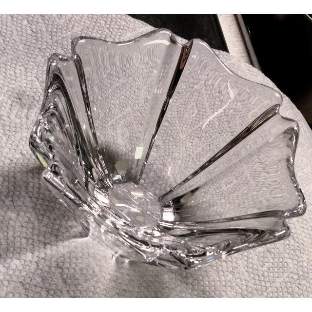 1980s Orrefors Crystal Orion Bowl Lars Hellsten Sculptor Original Label ...