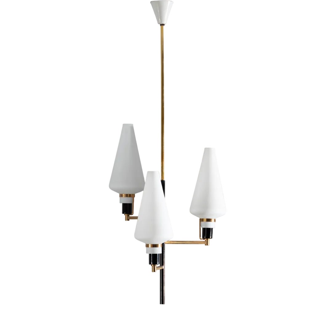 Vintage Italian Hanging Light, 1950s | Chairish