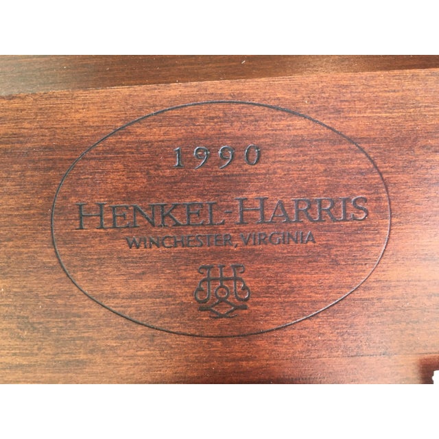 Henkel Harris Wild Black Cherry Jefferson Table - Finish 24 | Chairish
