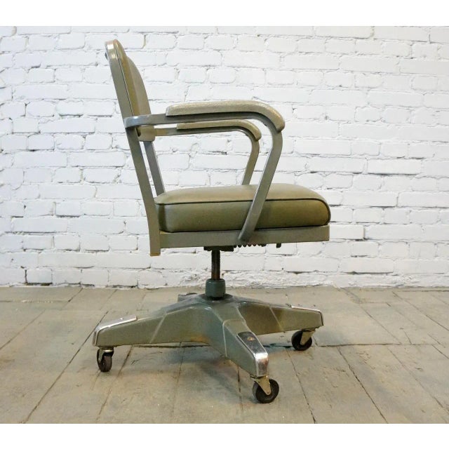 Mid-Century American Industrial Steno Desk Chair by Craig McDowell ...