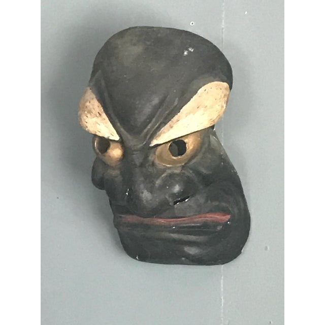 1920s Vintage Japanese Ritual Paper Mask | Chairish