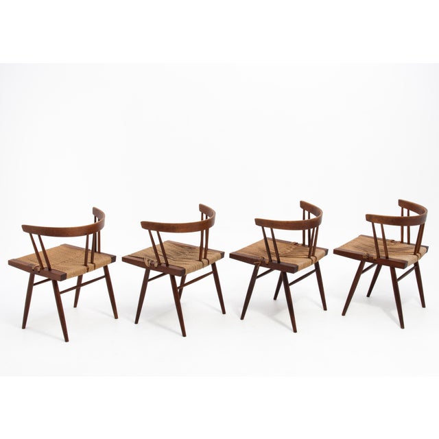 George Nakashima Grass Seat Dining Chair Frank Lloyd Wright Hagan House ...