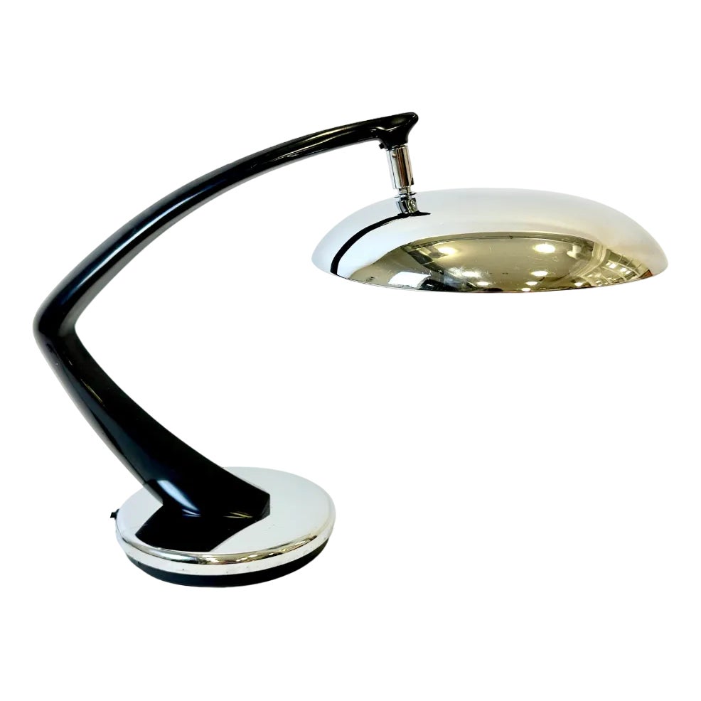 Boomerang 64 Desk Lamp by Luis Pérez De La Oliva for Fase, 1970s | Chairish