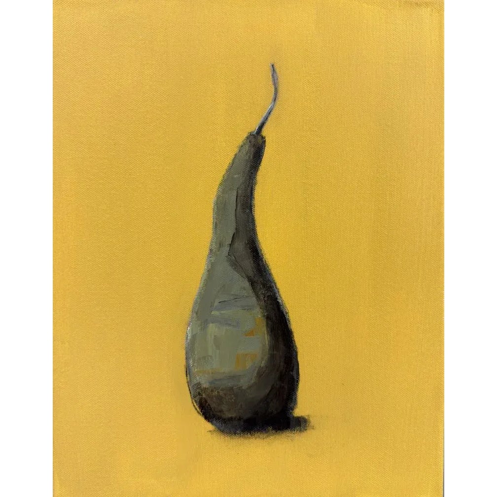 Tall Gourd - Original Still Life Painting | Chairish