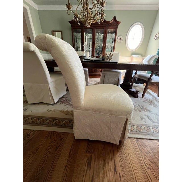 Vintage Century Savoy Dining Room Slipper Chair | Chairish