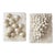 French Provencal Plaster Wall Plaque, Pair | Chairish