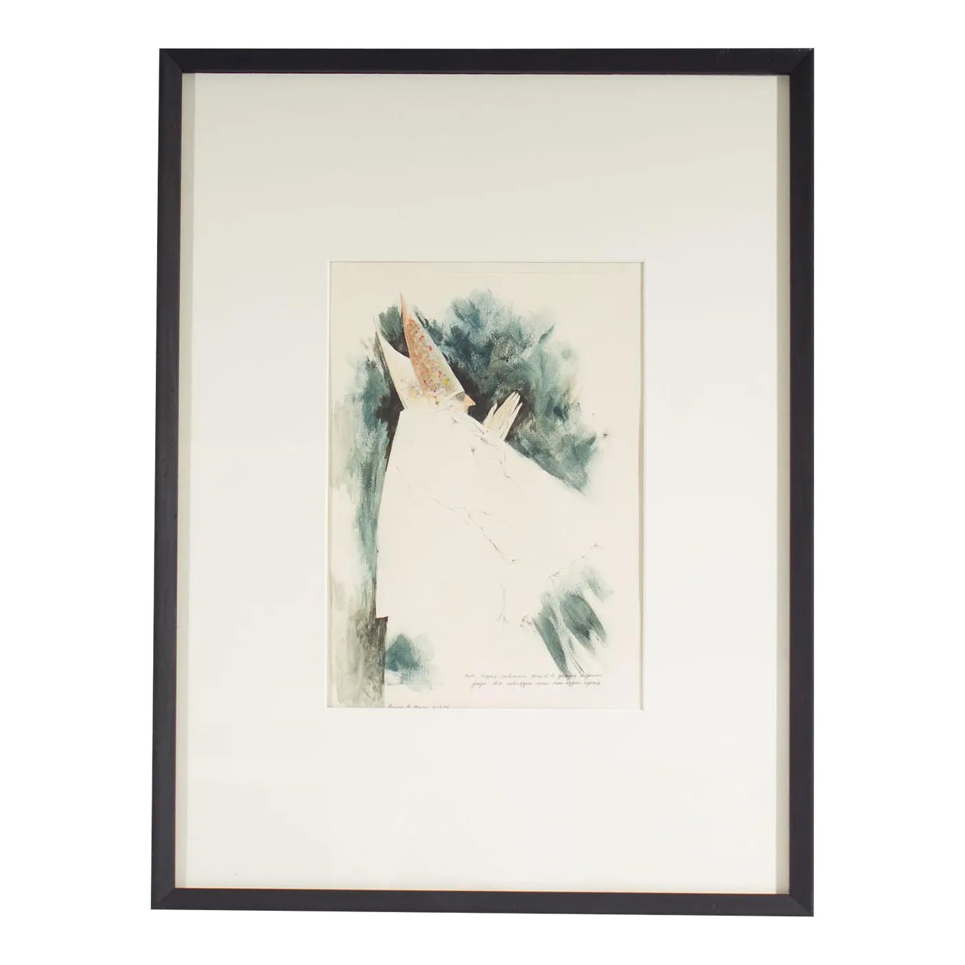 1975 Watercolor and Graphite Painting Signed by Gerald G. Boyce | Chairish