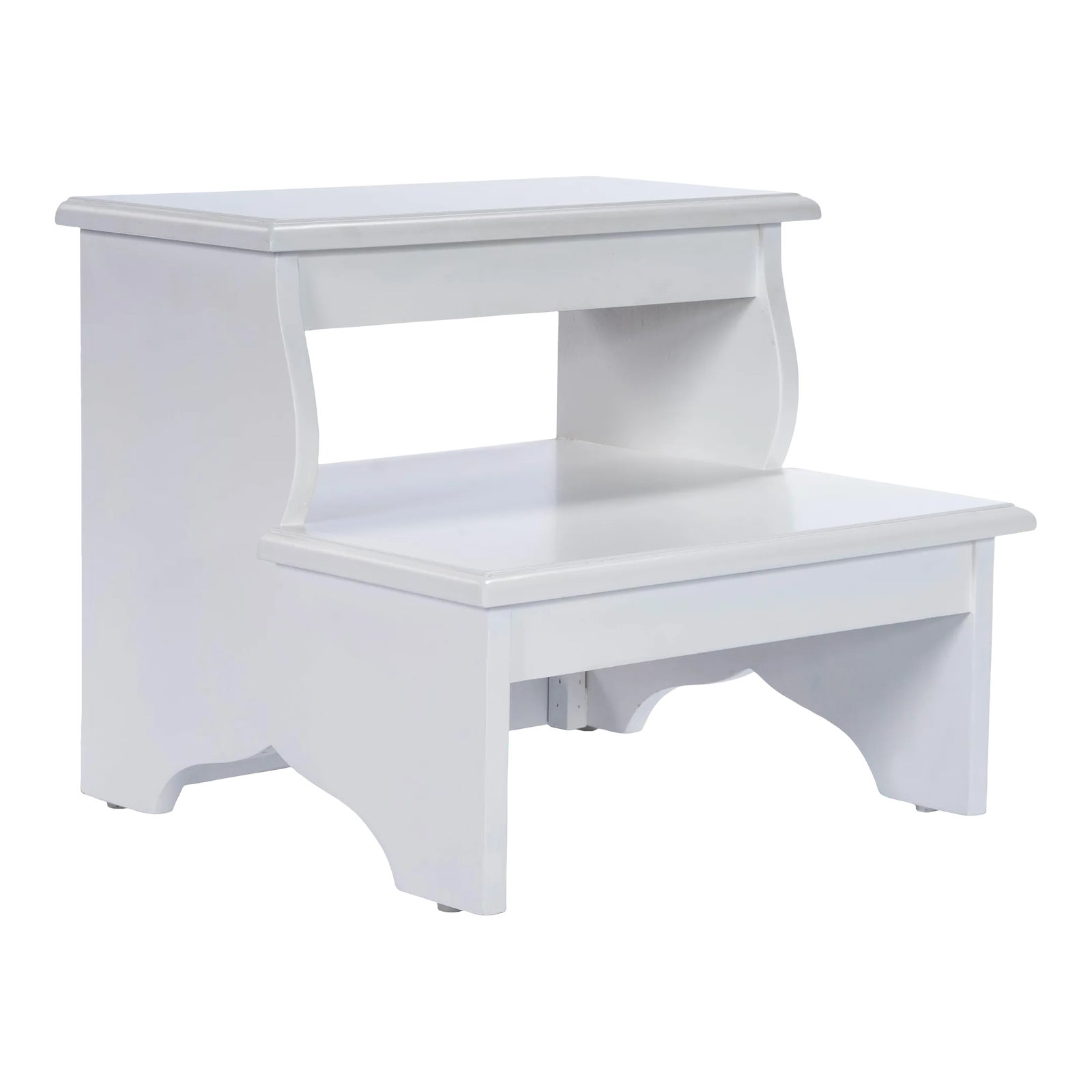 Melrose Step Stool, White | Chairish