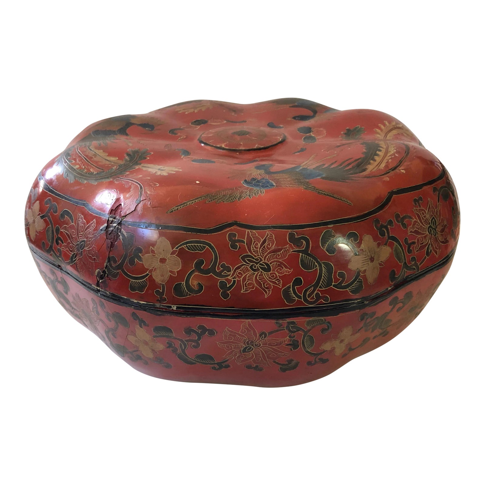 Antique Asian Box | Chairish