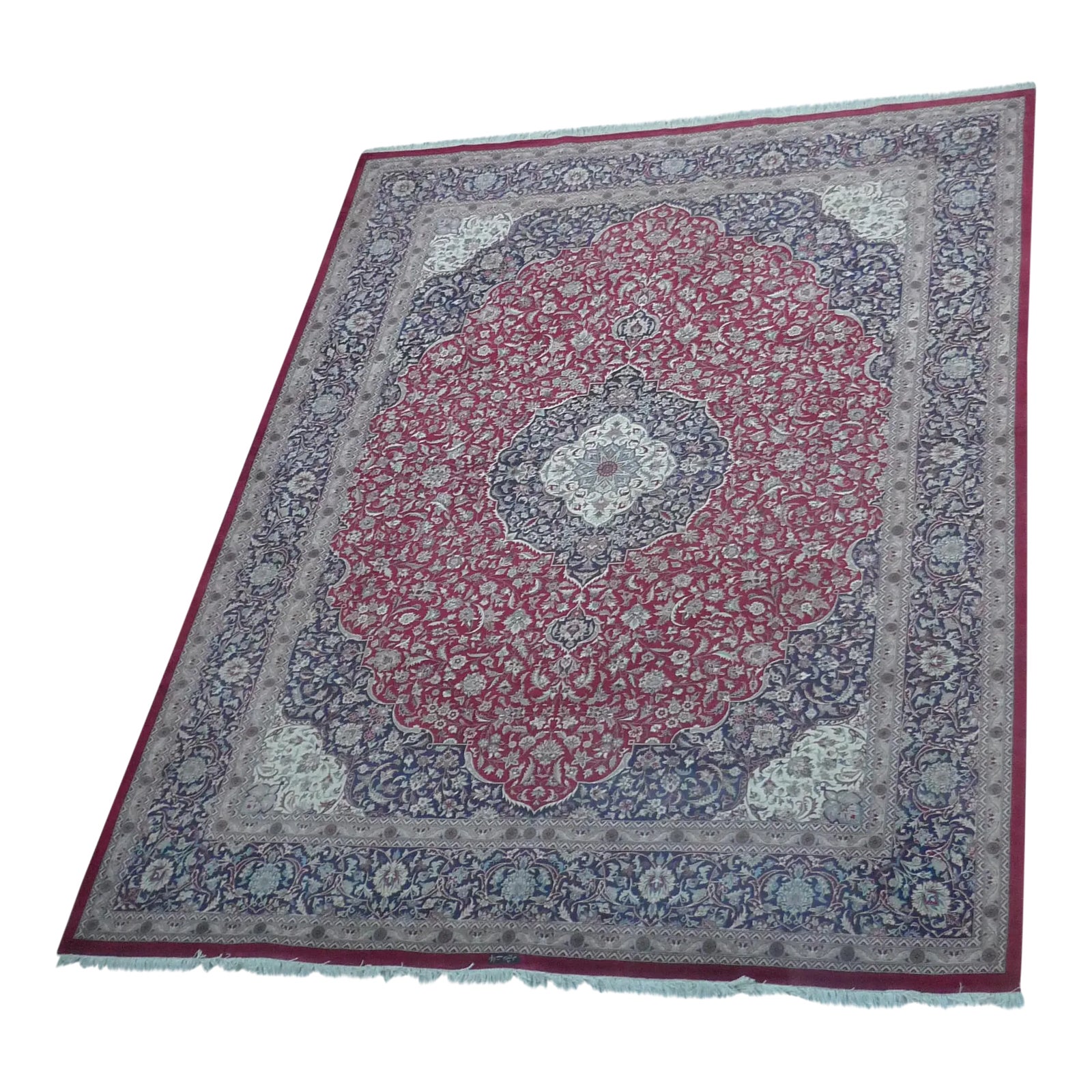 1970s Persian Isfahan Rug 9′2″ × 12′6″ | Chairish