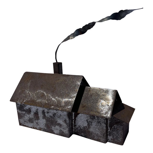1960s Handmade Rustic Metal House | Chairish
