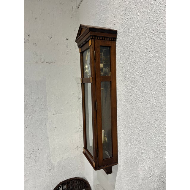 1990s Ethan Allen Grandfather Wall Clock | Chairish