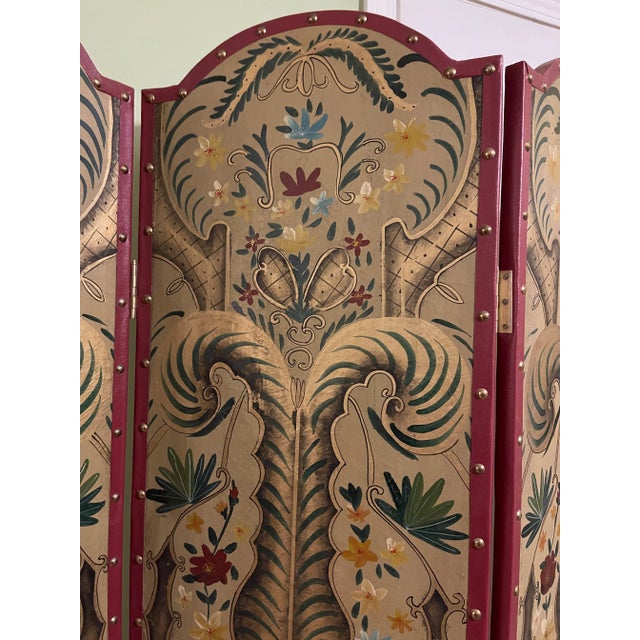 Early 20th Century Rococo Baroque Gold Painted Screen Room Divider ...