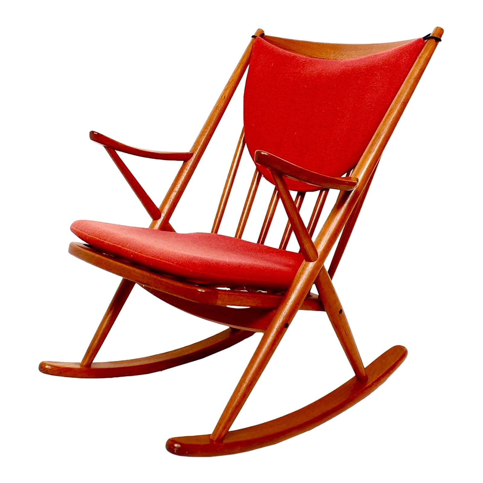 1950s Rocking Chair Designed by Frank Reenskaug for Bramin Møbler ...