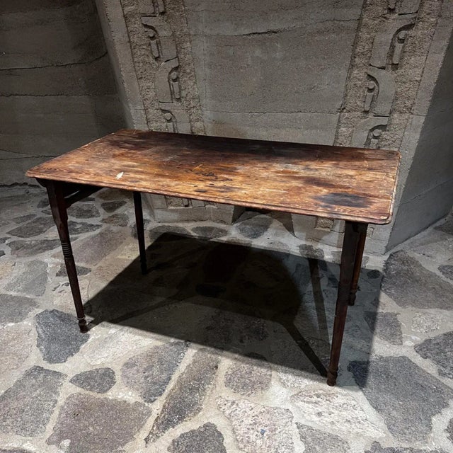 1920s Antique Folding Farm Table Rustic Usa | Chairish