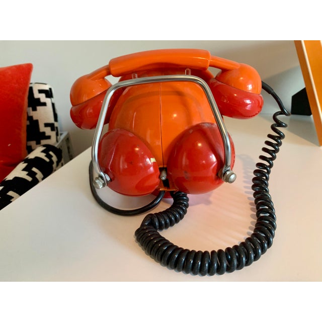 Mid-Century Modern Sergio Todeschini 'Bobo' Phone Telcer Italy | Chairish