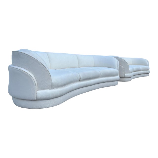 Postmodern Sculptural Sofas - a Pair | Chairish