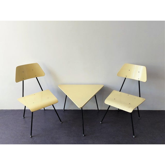Chairs and Side Table by Rob Parry for Dico, Netherlands, 1950s, Set of ...