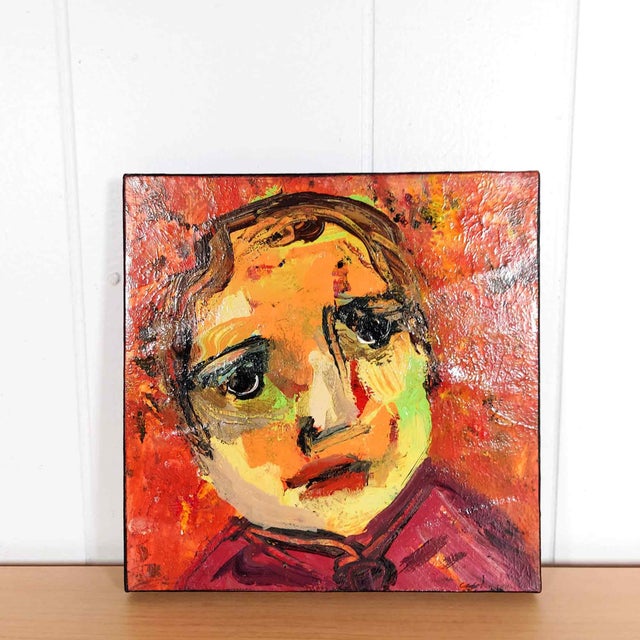 Original Painting Walla Faces Wine Artist Signed Candice Johnson Tete ...