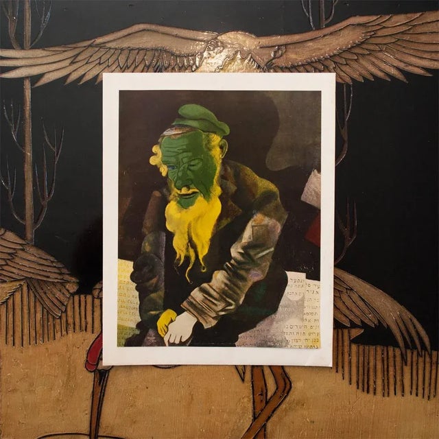 1940s After Marc Chagall, "The Old Rabbi" First Edition Period Swiss ...