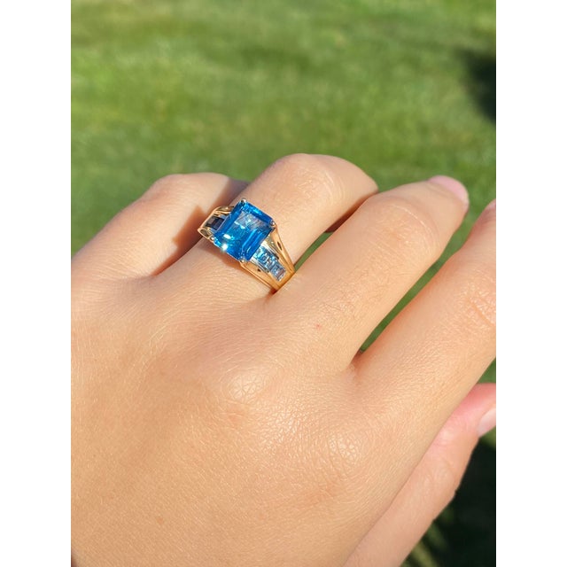Yellow topaz cocktail ring store