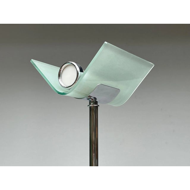 1980s Vintage Postmodern Halogen Torchiere Lamp | Chairish