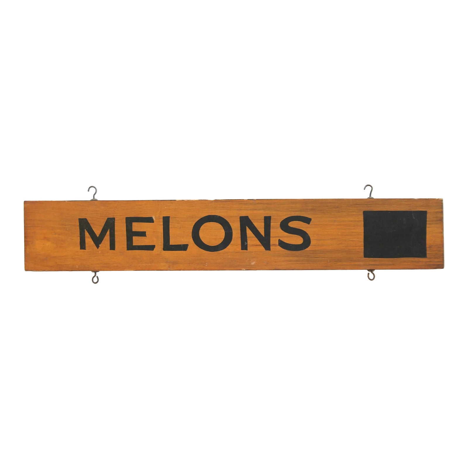 Circa 1950s Melons Farmstand Sign | Chairish