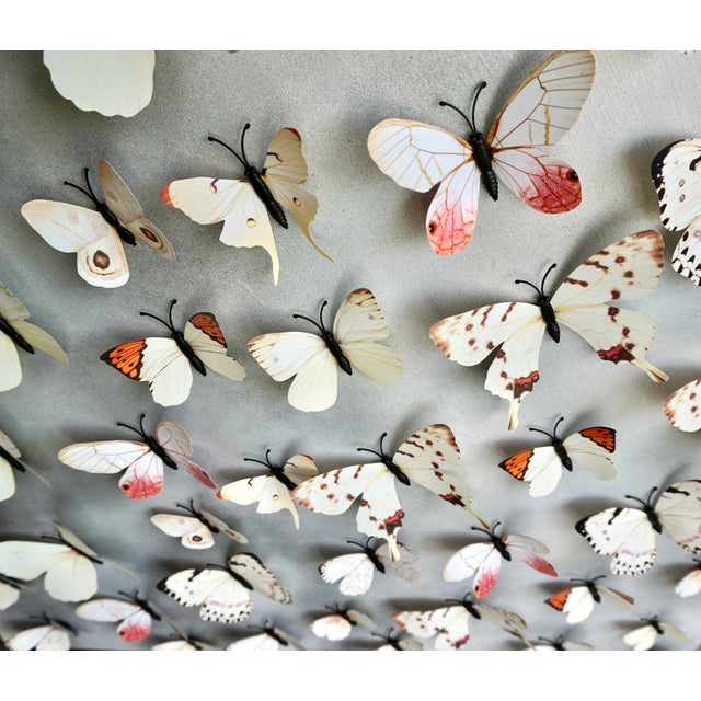 Sumit Mehndiratta, Butterfly Park 9, 2022, Mixed Media on Wood Panel | Chairish