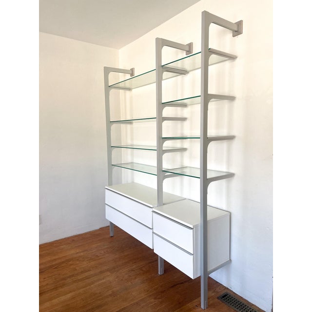1990s Space Age Modular Wall Unit in the Style of Calligaris | Chairish