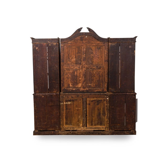 Baltic NeoClassic Mahogany 18th Century Breakfront | Chairish