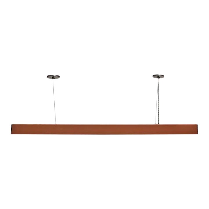 Alex Allen Studio 2x4 Leather Chandelier | Chairish