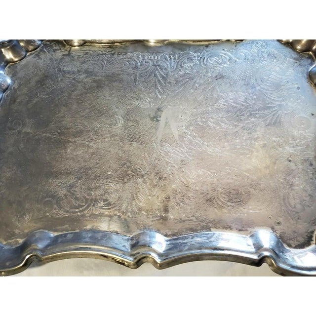 Vintage Leonard Silver Co. Style England Silverplate Footed English ...